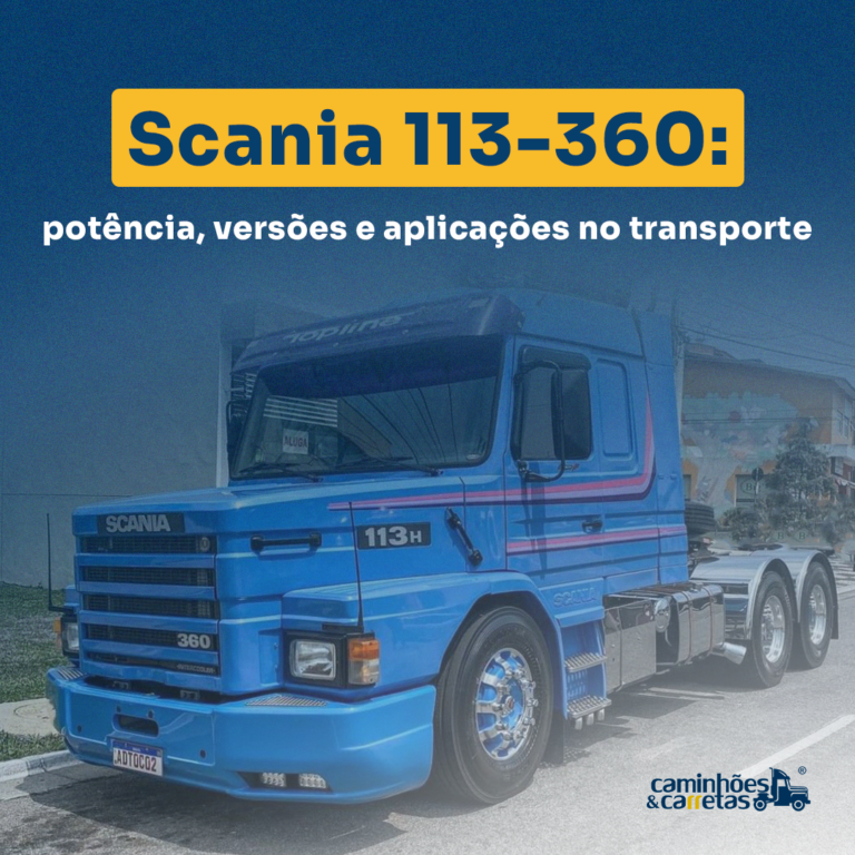 Scania 113-360: potência, versões e aplicações no transporte